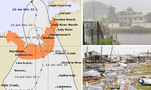 Urgent cyclone warning issued for northern Australia - in an eerie echo ...