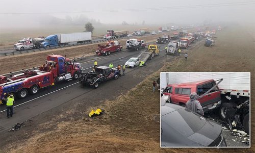 Sixty Car Pile Up In Oregon Kills At Least One Drivers Blame Heavy Fog