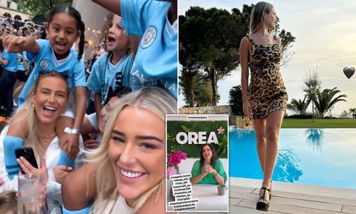 Where are all the WAGs? Riyad Mahrez's wife Taylor Ward celebrates ...