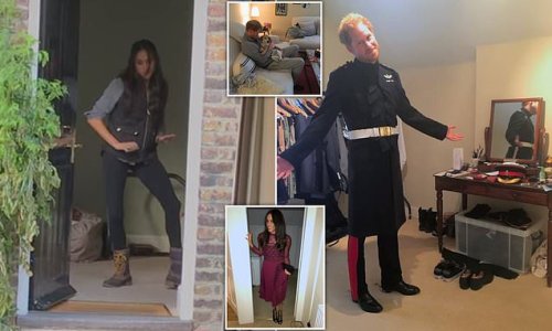 Life at Nottingham Cottage: Meghan dances in the doorway at Kensington ...