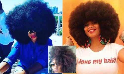 Louisiana woman sets record for world's largest AFRO - that has a 5ft ...