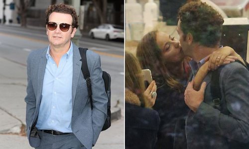 A good luck kiss? Danny Masterson shares a loving moment with wife ...