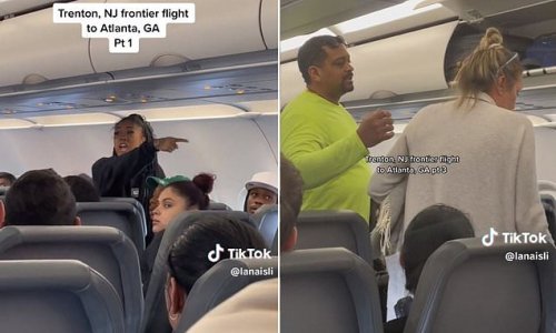 Disruptive female passenger is kicked off Frontier flight from New ...