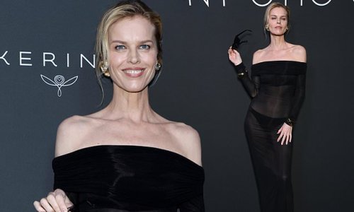 Eva Herzigová, 50, puts on a VERY risqué display as she steps out in a ...