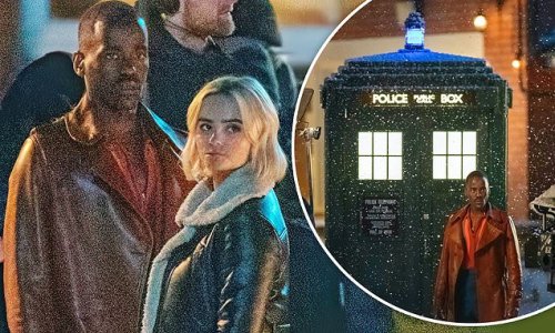 Doctor Who FIRST LOOK: New Timelord Ncuti Gatwa makes his FIRST appearance on set as he emerges ...