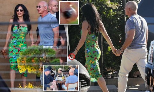 Jeff Bezos' girlfriend Lauren Sanchez puts her curves on full display ...