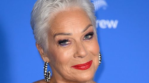 Denise Welch pokes fun at false rumours she disappeared in hot air balloon crash - following ...