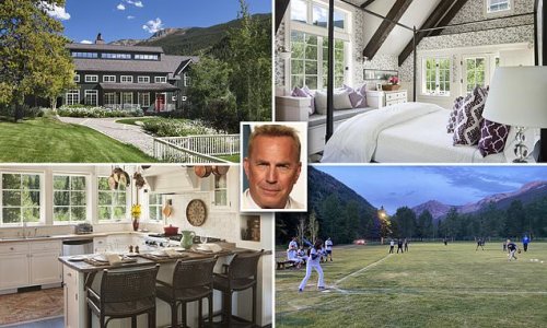 Live like Yellowstone! Kevin Costner puts his 160-acre Aspen estate ...