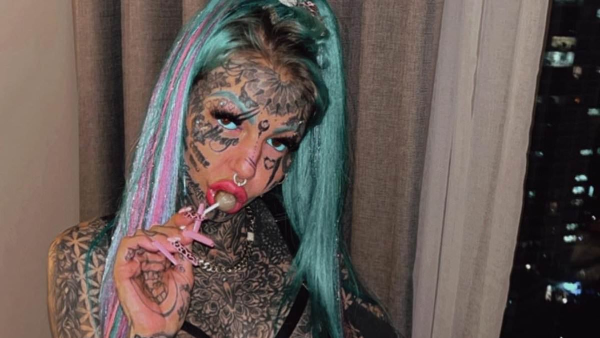 Australia's 'most tattooed woman' shares before and after photos ...