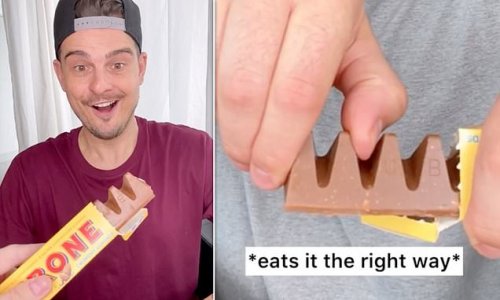 You've been eating Toblerone all wrong! Chef reveals the correct way to ...