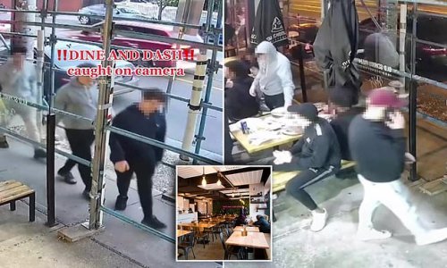Shocking moment eshay dine and dash gang do a runner after lavish $500 ...