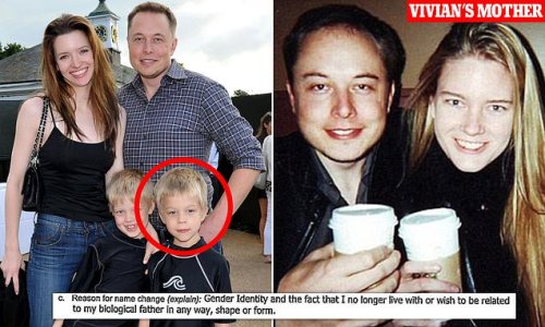 Elon Musk's son Xavier, 18, files petition to change their GENDER to ...
