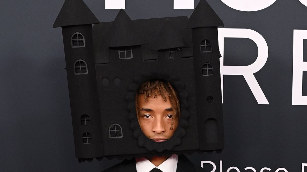 Jaden Smith Roasted For Wearing A Castle On His Head At Grammy Awards 2025 Haunted Minecraft