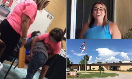 Principal is cleared after viral video showed her SPANKING a six-year ...