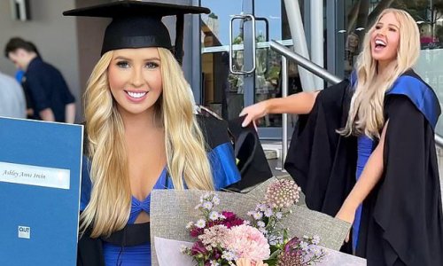 Married At First Sight star Ashley Irvin officially graduates as a ...
