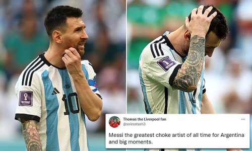 'The greatest choke artist of all time': Lionel Messi is ruthlessly ...