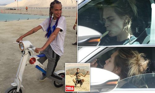 EXCLUSIVE Burnt out after Burning Man: Cara Delevingne's erratic ...