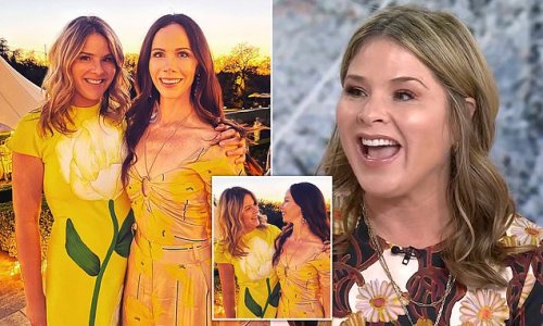 'We're old!' Jenna Bush Hager, 41, and twin Barbara put on a very chic ...