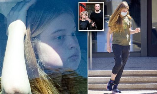 EXCLUSIVE: Elon Musk's 18-year-old daughter Vivian is pictured driving ...