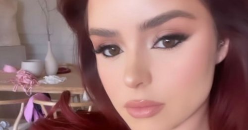 Demi Rose leaves little to the imagination as she poses in see-through ...