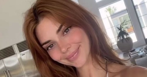 Kendall Jenner Sends Pulses Racing As She Poses In Tiny Cleavage Baring