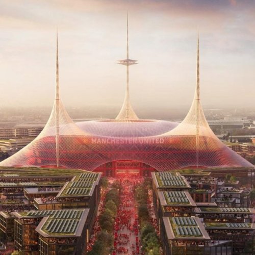 Foster + Partners unveils 100,000-seat stadium for Manchester United ...