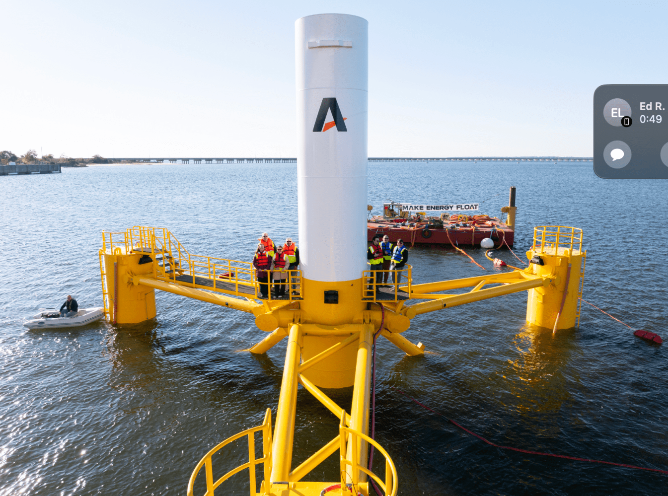 The world's largest floating wind platform will snap together like IKEA ...