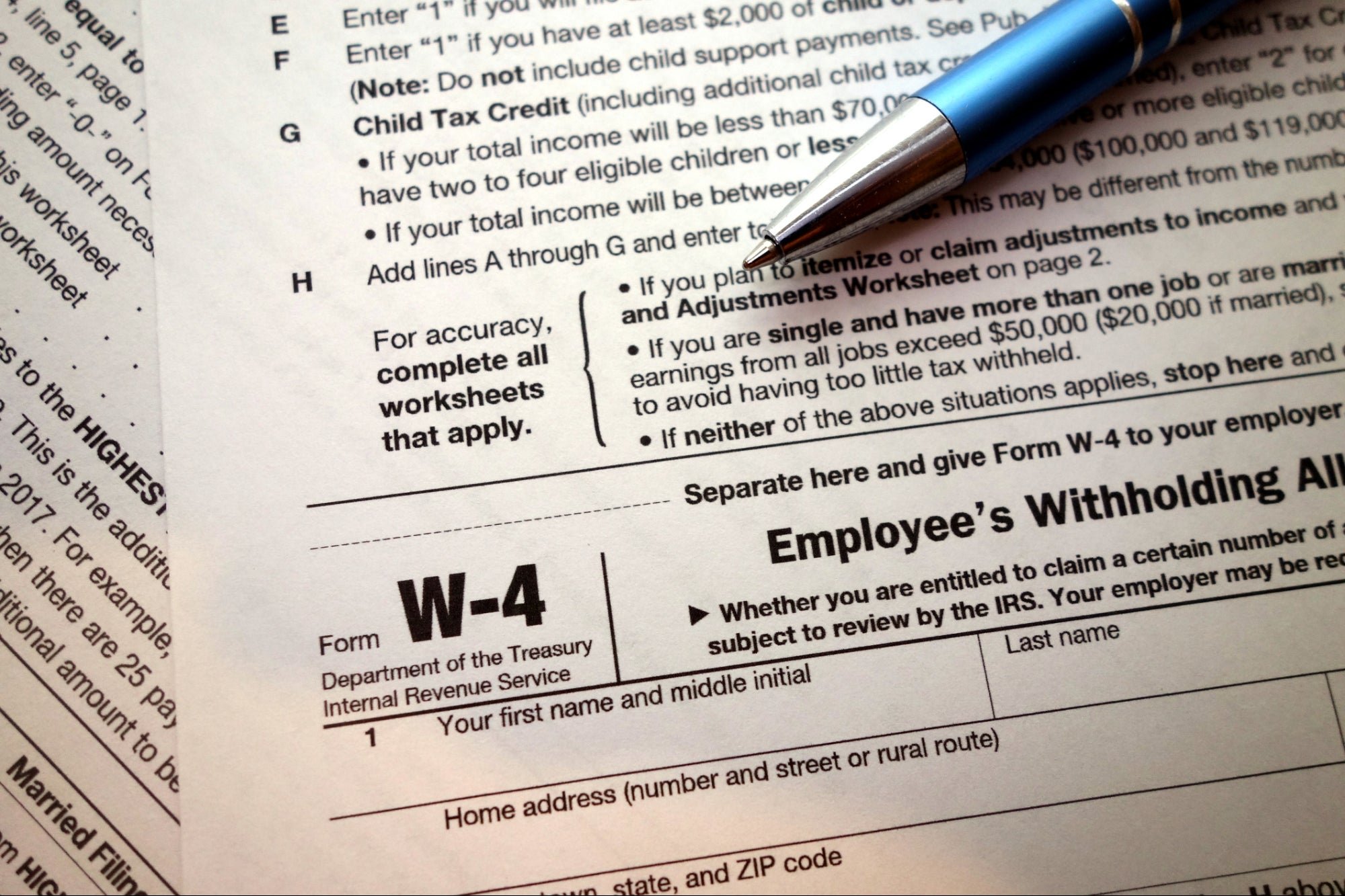 Entrepreneur What Is A W 4 Form And How Do I Fill It Out Business News Entrepreneur What Is A W 4 Form And How Do I Fill It Out Business News