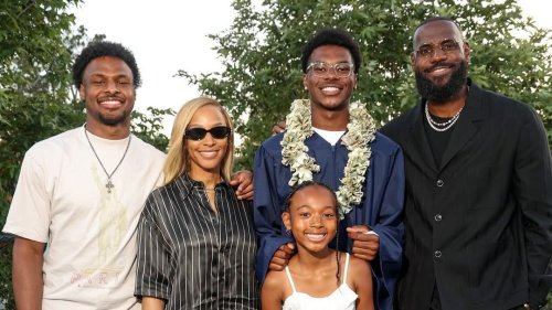 LeBron's son Bryce James celebrates milestones with high school ...