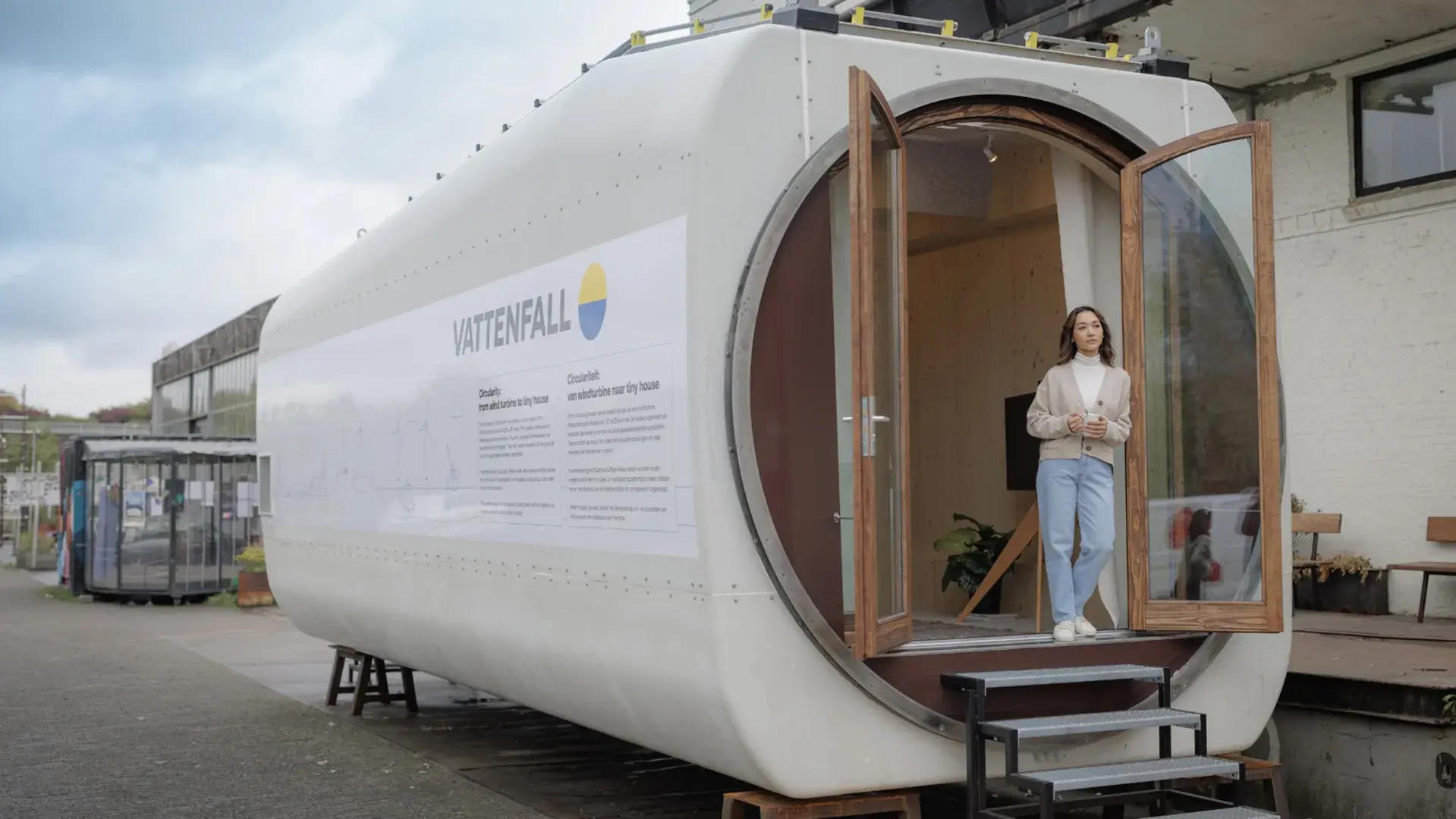 These surprisingly gorgeous tiny homes are giving aging wind turbines ...