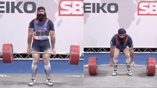 Inderraj Singh Dhillon (120KG) Sets 386-kg (851-lb) Deadlift World Record at 2023 IPF World ...