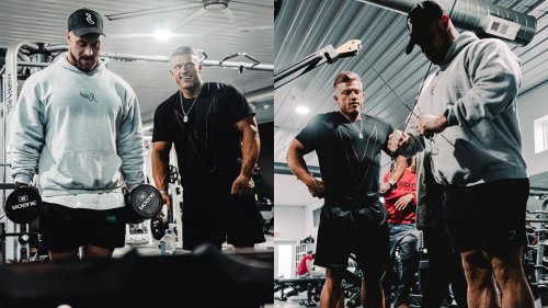 Chris Bumstead And Urs Kalecinski Build Massive Arms In The Gym | Flipboard