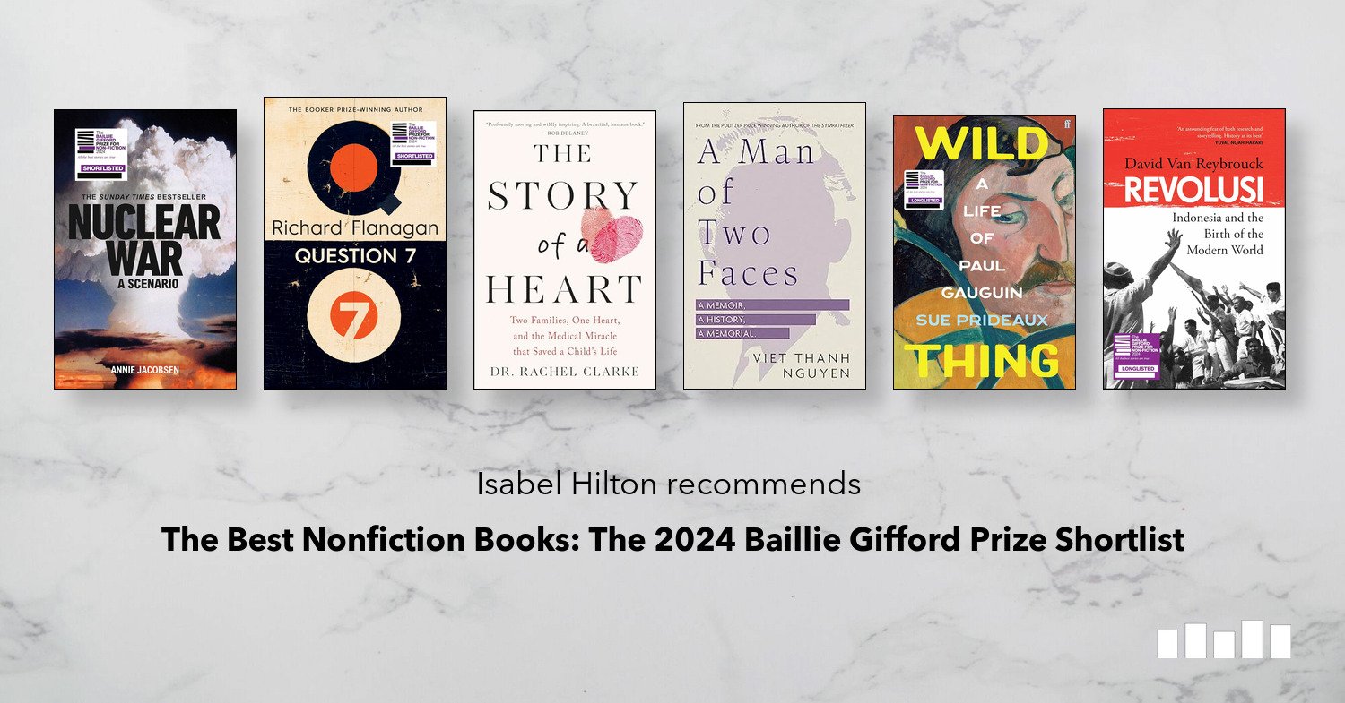 The Best Nonfiction Books: The 2024 Baillie Gifford Prize Shortlist ...