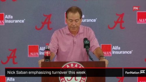 Nick Saban emphasizing turnovers this week | Flipboard