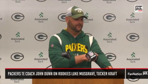 Packers TE Coach John Dunn on Rookies Luke Musgrave, Tucker Kraft ...