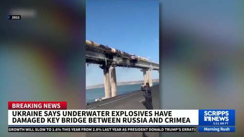 Ukraine says latest strike damaged Bridge between Russia and Crimea ...