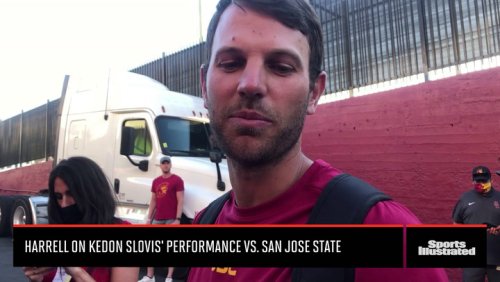 USC OC Graham Harrell Talks Kedon Slovis & Offense Post San Jose State ...