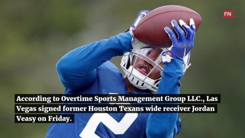 Raiders Sign WR Jordan Veasy | Flipboard