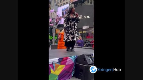 Dev Doee performing at the Trans Day of Visibility in New York, USA 1 ...