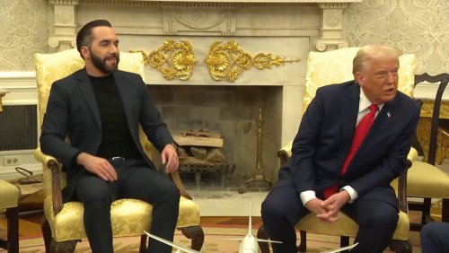 Trump and cabinet tear into CNN journalist Kaitlan Collins in Oval ...