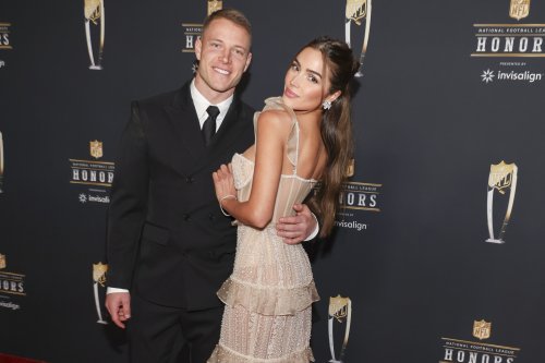 Christian McCaffrey’s Girlfriend Olivia Culpo Romantically Straps Into ...
