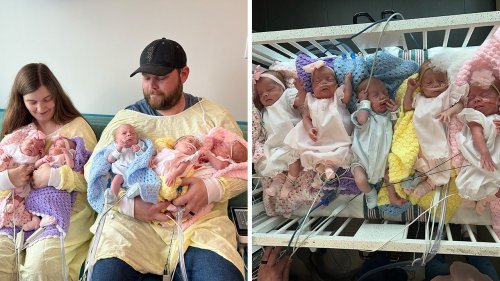 Mississippi mother of rare quintuplets reveals first photos of her ...