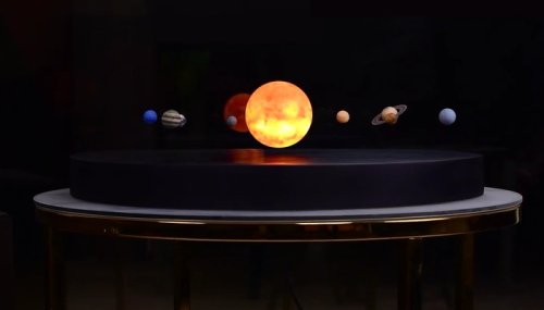 Quantum magnetic levitation real-time spinning solar system | Flipboard
