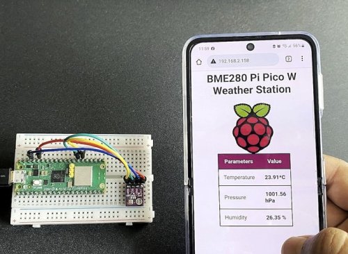 Raspberry Pi Weather Station Using I2c Bme280 Environmental Sensor Flipboard 