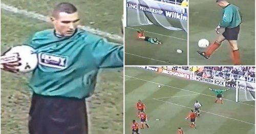 Vinnie Jones' epic goalkeeping display for Wimbledon v Newcastle in 1995 remembered | Flipboard
