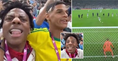 Cristiano Ronaldo Fan Ishowspeeds Viral Reaction To Lionel Messi Scoring Vs Croatia Flipboard