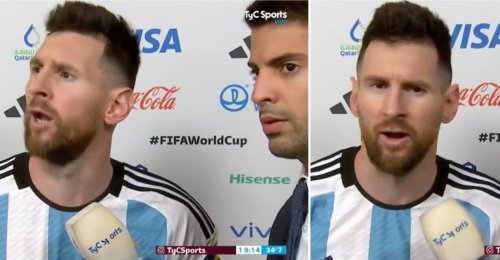 World Cup: Lionel Messi snaps at member of Dutch camp after Argentina win | Flipboard