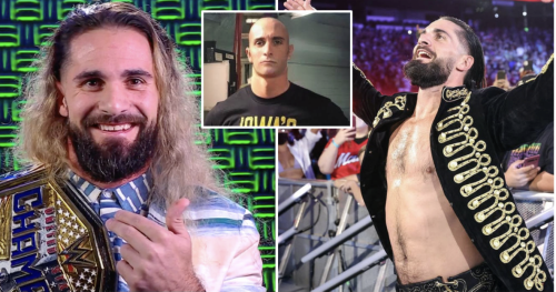 WWE: Seth Rollins without a beard and hair couldn't look any more wrong ...
