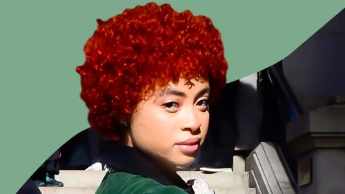 Ice Spice swapped her Afro for pin-straight, butt-length hair at the ...