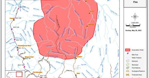 Evacuation Order Alert Issued For Donnie Creek Wildfire Burning North